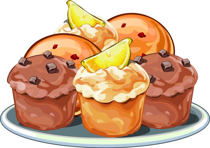 Muffin Cartoon Vector Images (over 16,000)