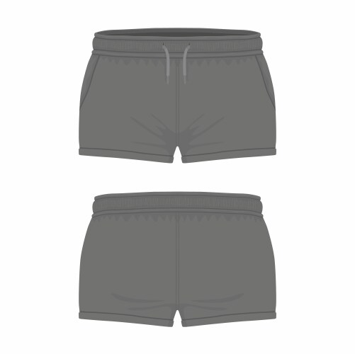Cartoon - beige sport shorts Royalty Free Vector Image