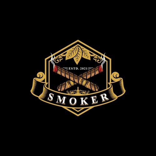 Cigar Smoker Logo Cigar Smoking Png Etsy.de
