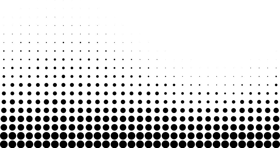 3d abstract geometric wave hex halftone pattern Vector Image