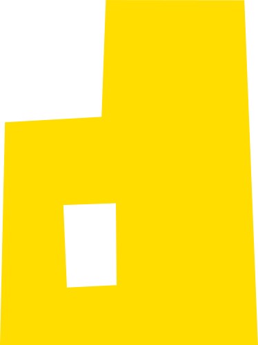 Simple font alphabet cuted from colored paper Vector Image