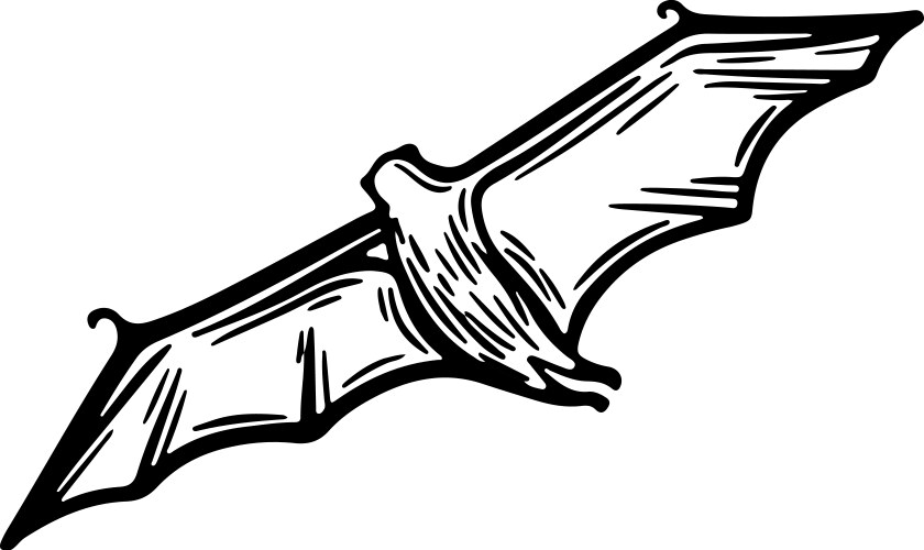 Bat Line Drawing Vector Images (over 3,800)