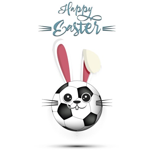 Cute easter bunny Royalty Free Vector Image - VectorStock