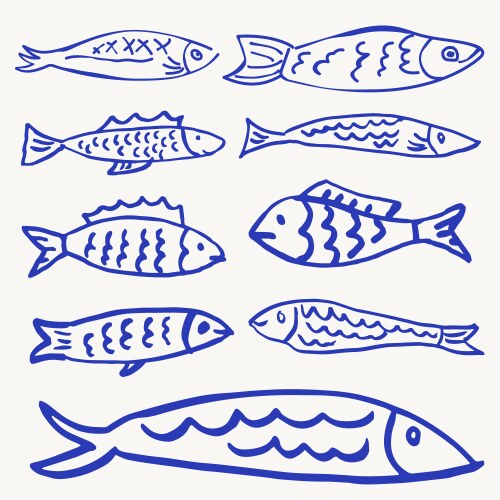 Fish Outline Vector Images (over 100,000)
