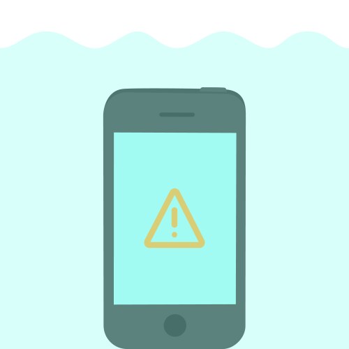 Water damage icon Royalty Free Vector Image - VectorStock