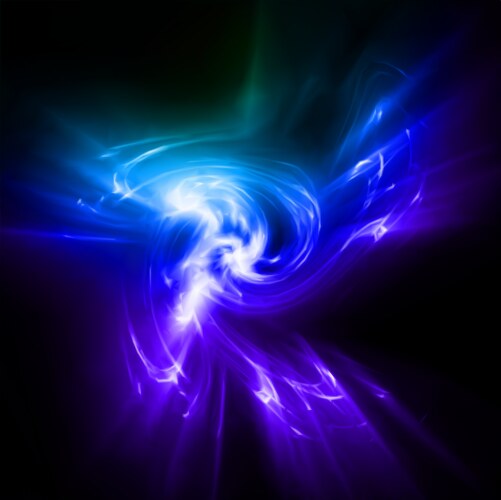 Abstract purple lightning flash background Vector Image