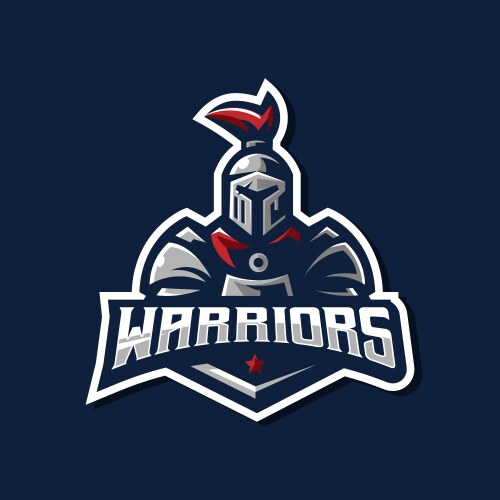 Warrior Football Logo Clipart