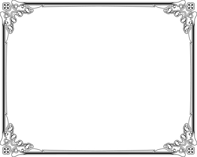 Scroll border Royalty Free Vector Image - VectorStock