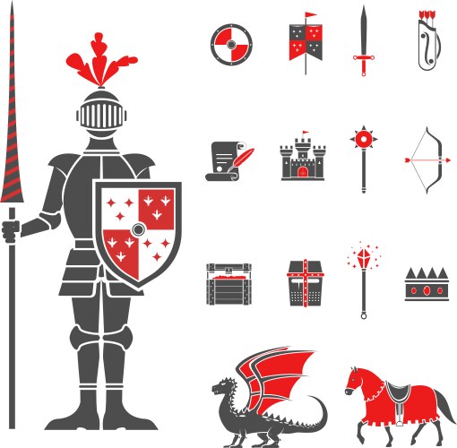 Armed Medieval Vector Images (over 24,000)