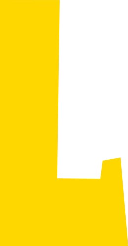 Simple font alphabet cuted from colored paper Vector Image