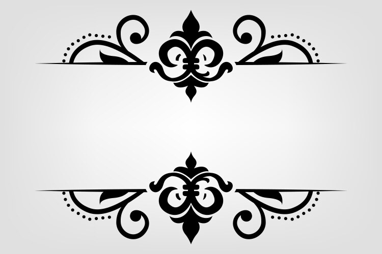 Filigree Underline Vector Images (over 680)