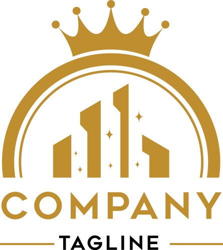 Royal queen letters and crown logo Royalty Free Vector Image