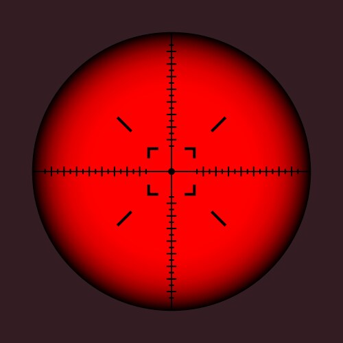 Various weapon thermal infrared sight sniper Vector Image