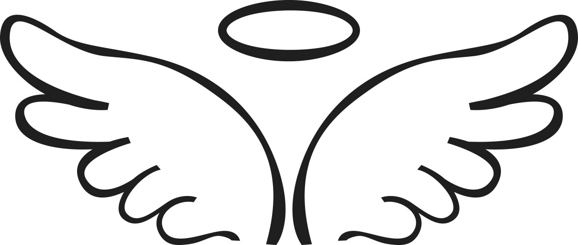 Angel line drawing Vector Images & Graphics for Commercial Use ...