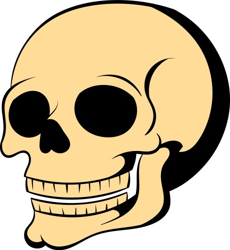 Human brain cartoon icon Royalty Free Vector Image