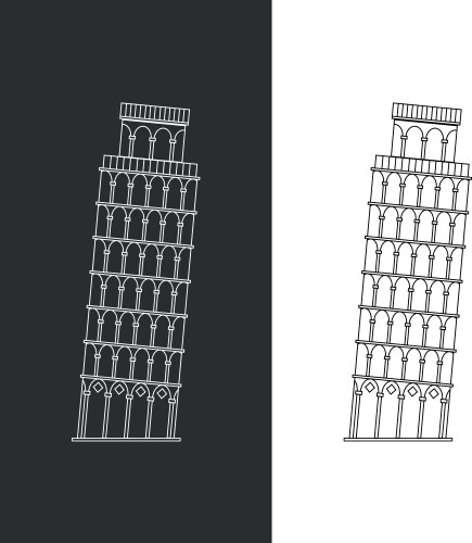 Leaning Tower of Pisa Vector Images (over 2,000)