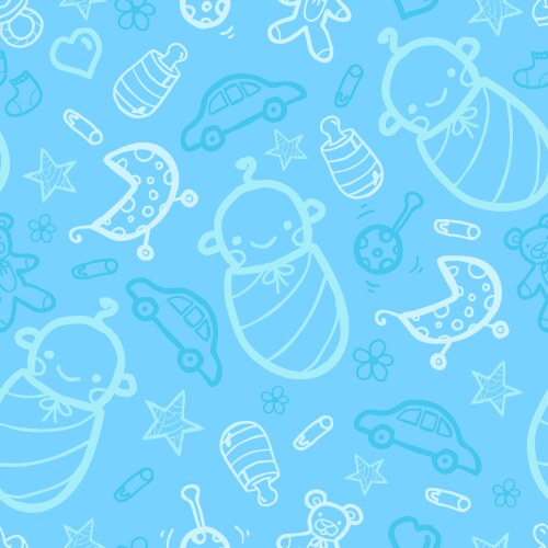 Blue Boy Pattern Vector Images (over 10,000)
