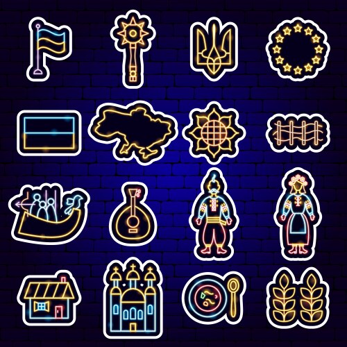 Map neon label Royalty Free Vector Image - VectorStock