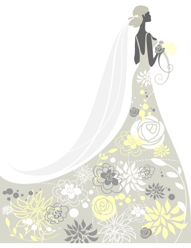 Wedding bride Royalty Free Vector Image - VectorStock