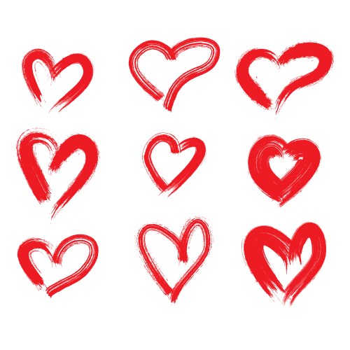 Hand drawn numbers Royalty Free Vector Image - VectorStock