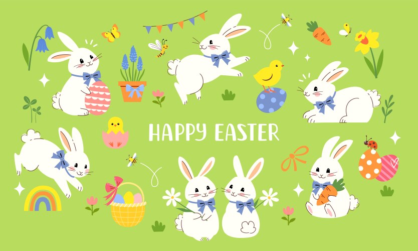 Whimsical Easter Clip Art