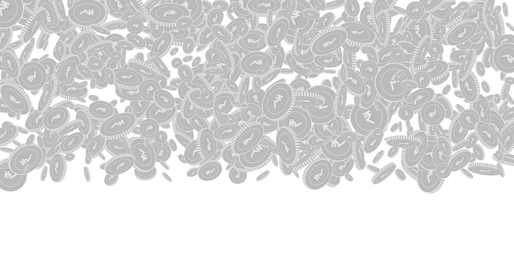 Indian rupee coins falling scattered floating inr – Royalty-Free Vector ...