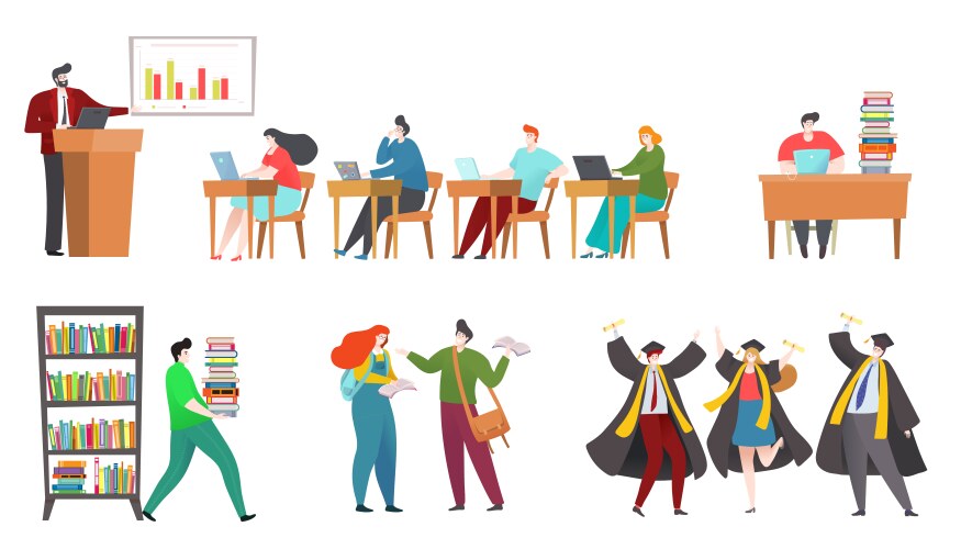 People Studying Vector Images (over 91,000)