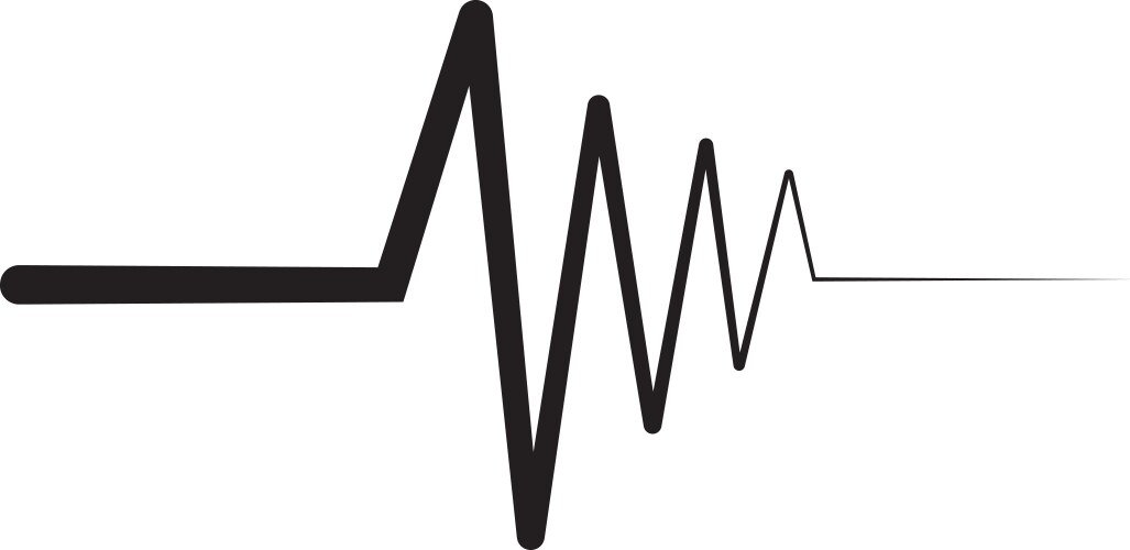 Pulse logo Royalty Free Vector Image - VectorStock