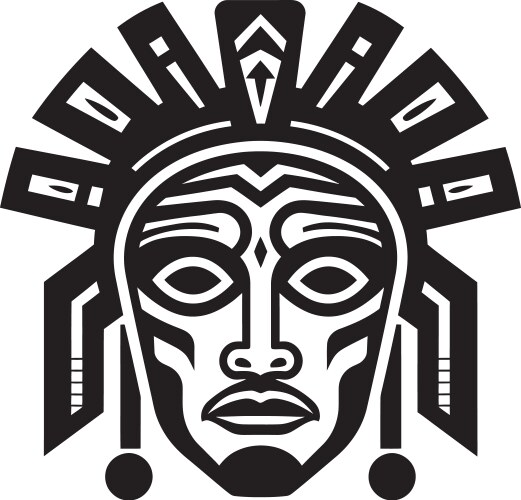 Huari culture mark pre hispanic logo symbol nazca Vector Image