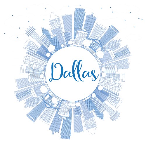 Dallas Skyline Vector Images (over 390)