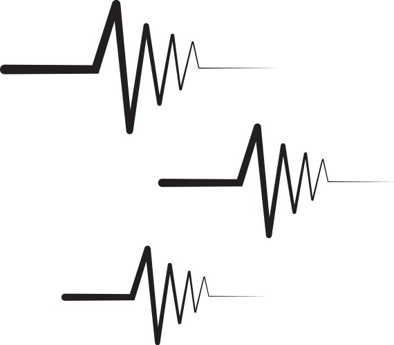 Pulse logo Royalty Free Vector Image - VectorStock