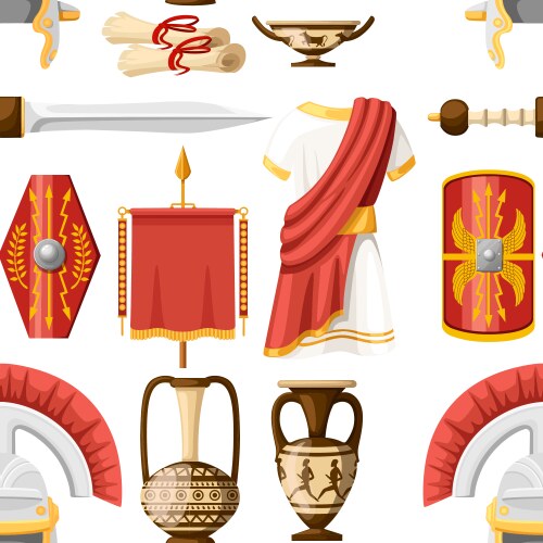Ancient rome legion banner Royalty Free Vector Image