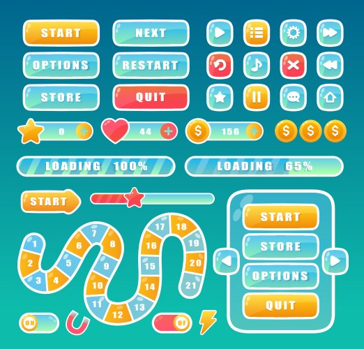 Game Menu Background Vector Images (over 5,600)