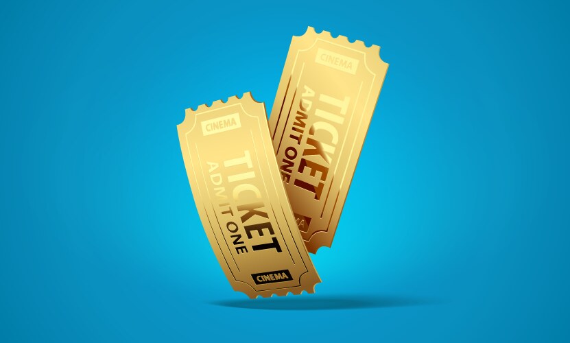 Gold Ticket Vector Images (over 6,500)