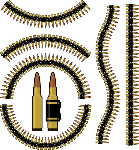 Comic style bullets in flight cartridge cartoon Vector Image