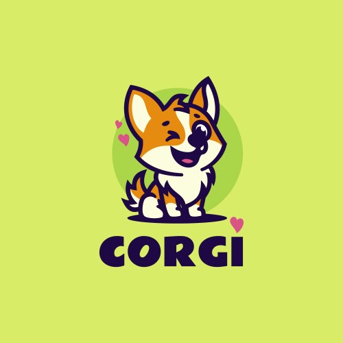 Dog box logo Royalty Free Vector Image - VectorStock