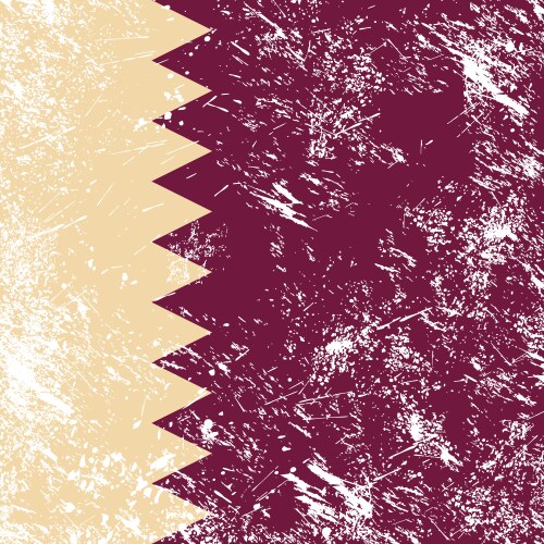 One single line drawing of doha city skyline Vector Image