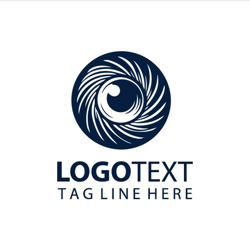 Animal eye logo Royalty Free Vector Image - VectorStock