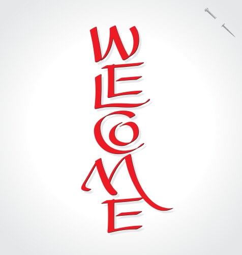 Hand Lettering Welcome Vector Images (over 6,800)