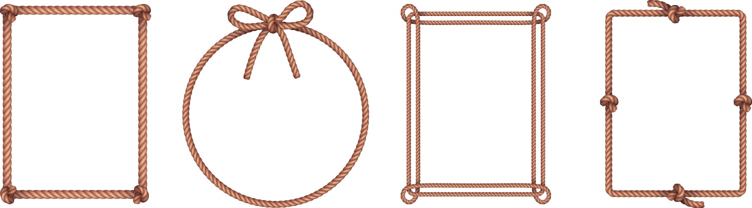 Ropes and knots Royalty Free Vector Image - VectorStock