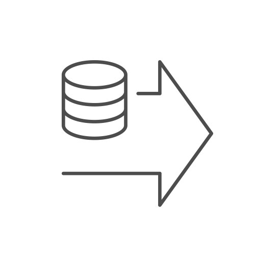 Sending money line outline icon Royalty Free Vector Image