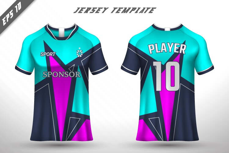 Front back t shirt design Royalty Free Vector Image