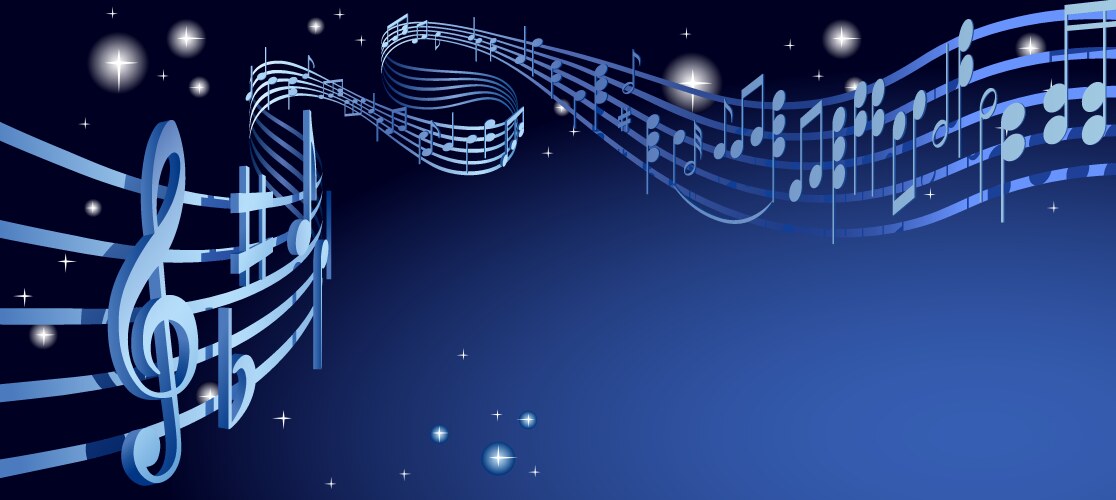 Floating Musical Notes Vector Images (over 120)