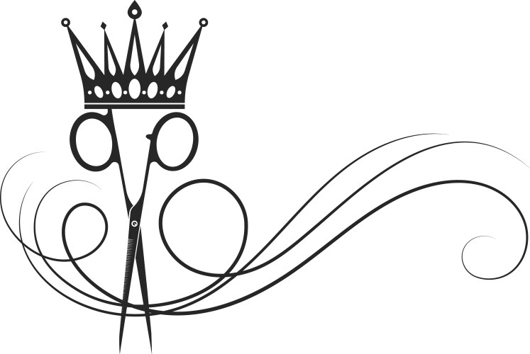 Crown logo abstract design template Royalty Free Vector
