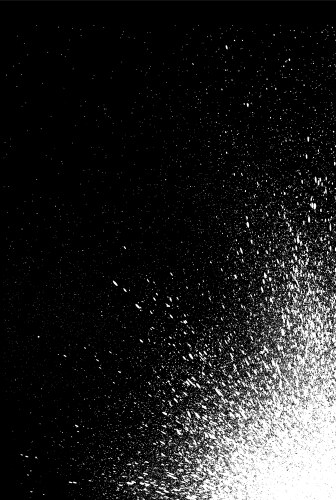 Graffiti paint splatter pattern in white on black Vector Image
