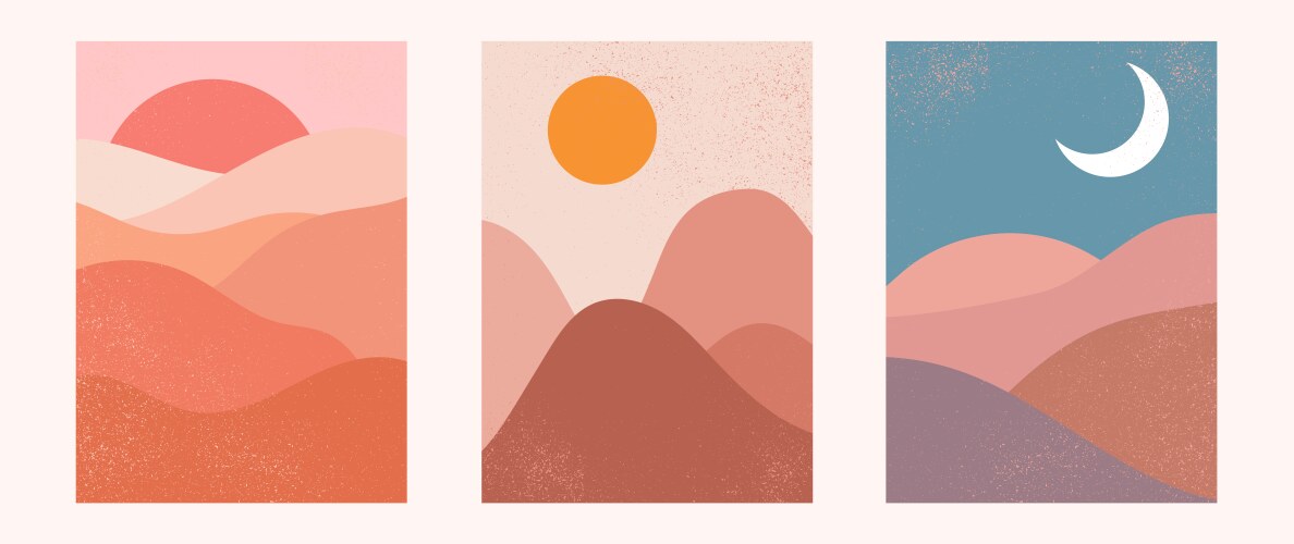 Day night app morning and evening sky nature Vector Image
