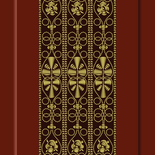 Vintage gold strip frame Royalty Free Vector Image