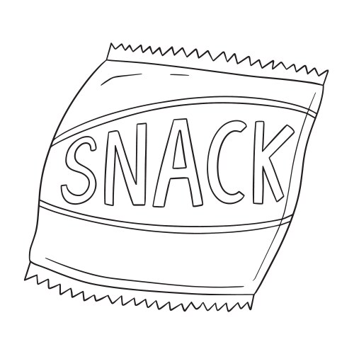 Set snack Royalty Free Vector Image - VectorStock