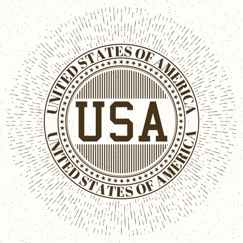 Made in usa logo Vector Images & Graphics for Commercial Use | VectorStock