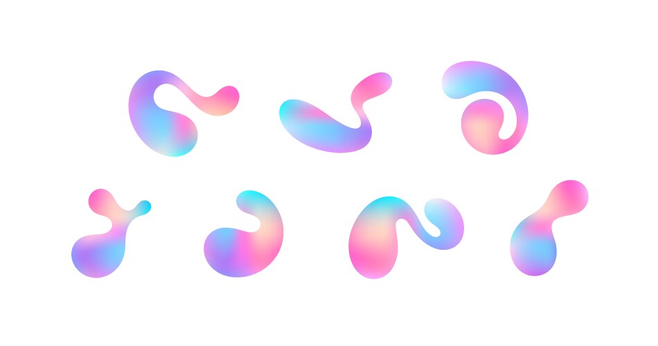 Cute geometric shapes characters communication Vector Image